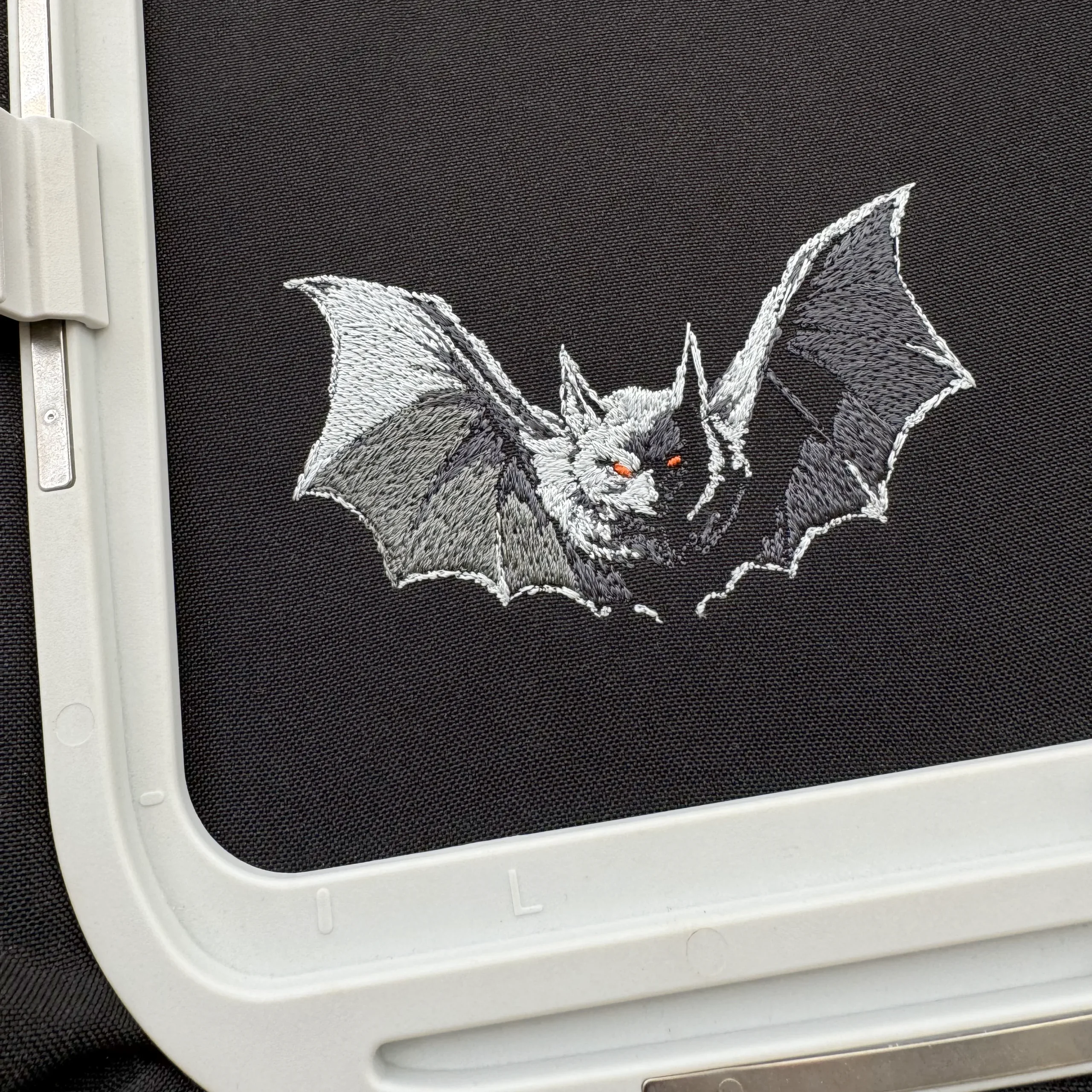 Mystical Bat Embroidery Design – Realistic Night Creature, Gothic ...